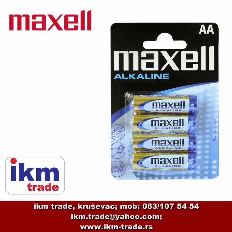 Maxell alkalne baterije 1,5V AA