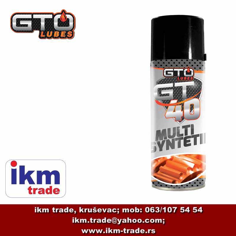 GT 40 MULTI SYNTETIK – sprej odvijač 400ml