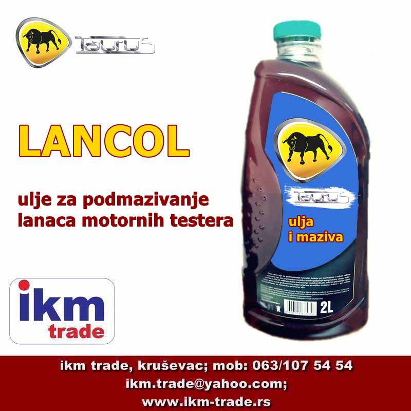 TAURUS LANCOL – ulje za podmazivanje lanaca motornih testera 2l