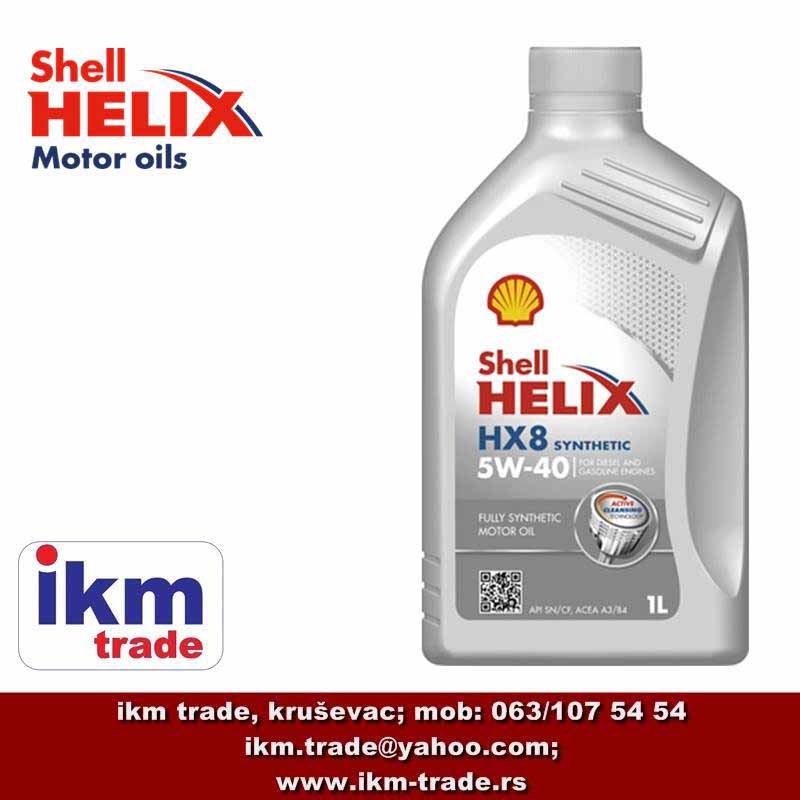 SHELL HELIX HX8 5W- 40 1l