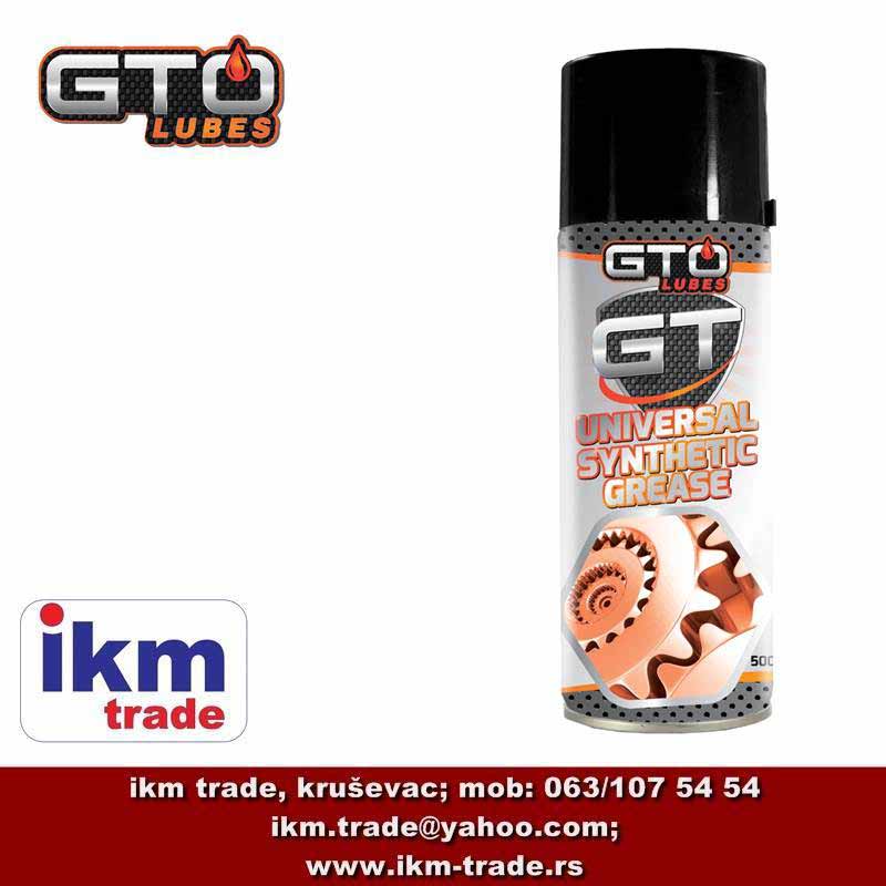 GT UNIVERSAL SYNTHETIC GREASE – univerzalna sintetička mast u spreju 500ml