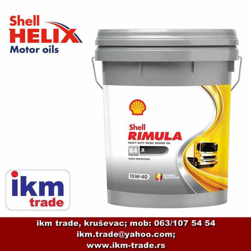 SHELL RIMULA R4 X 15W 40 – 20l