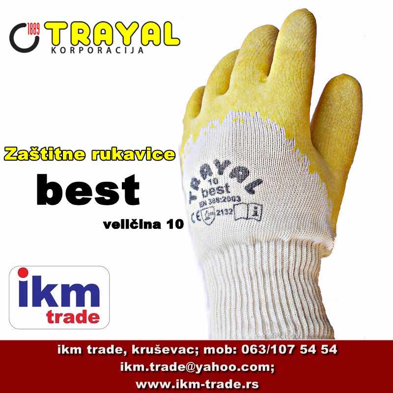 TRAYAL Zaštitne rukavice BEST – veličina 10 – PAR