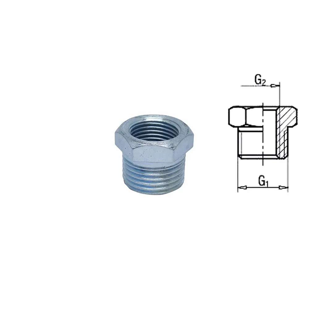 Bojlerska redukcija klasik 1/2''-3/8''(S-U), 25x22x19 mm