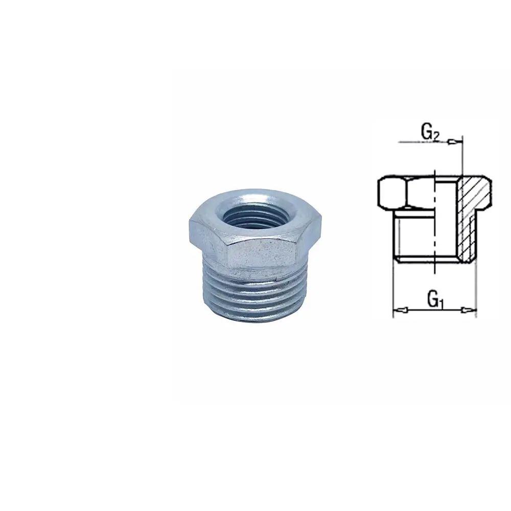 Bojlerska redukcija klasik 1/2''-1/4''(S-U), 25x22x19 mm