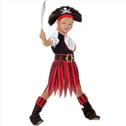 Akcija gusarka pirata kostim haljina gusarke decu