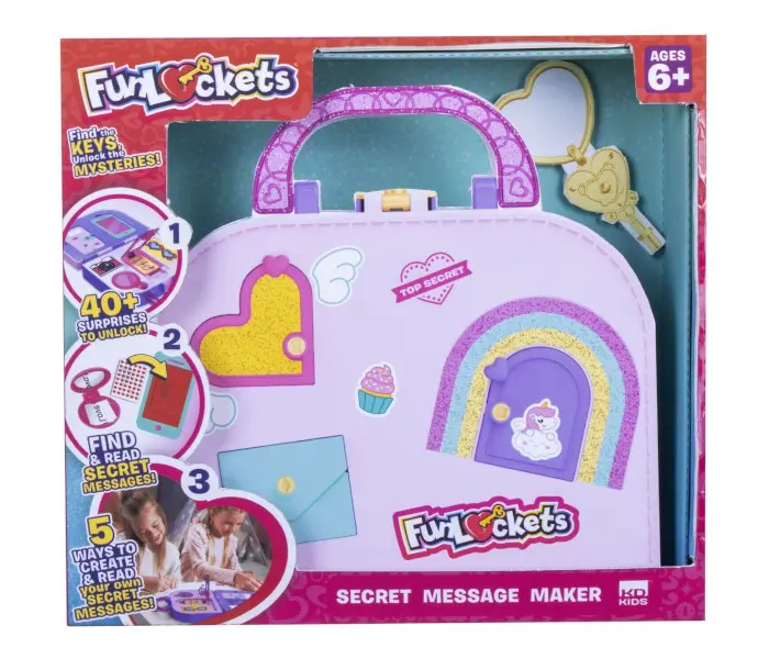 KIDZ DELIGHT FunLockets Kreativni set Secret Message Maker