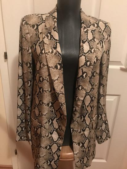 Zara snake print sako S