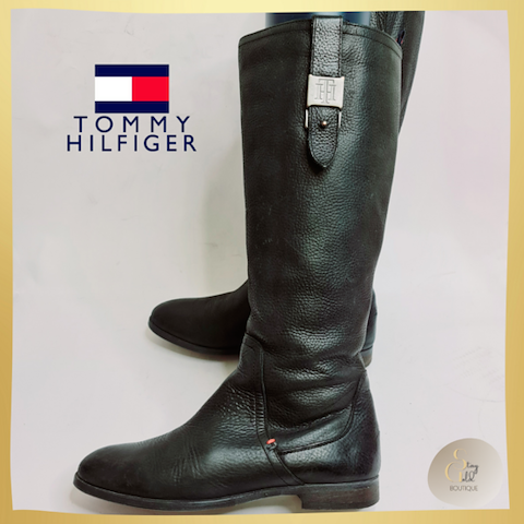 TOMMY HILFIGER WMS BILLIE 6A ČIZME ORIGINAL *koža*