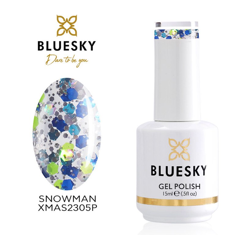 Gel Polish Bluesky 15ML SNOWMAN