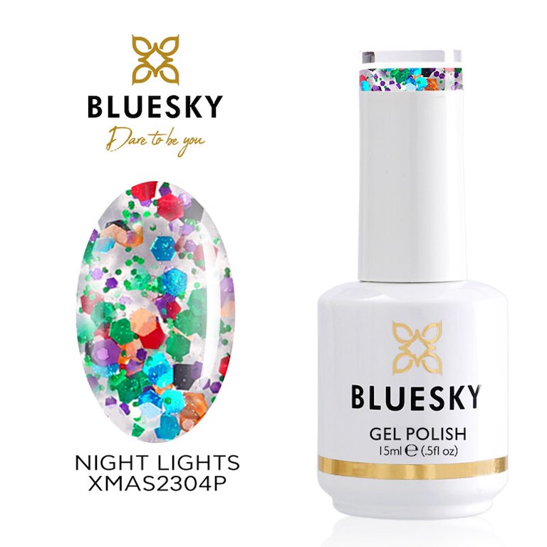 Gel Polish Bluesky 15ML NIGHT LIGHTS