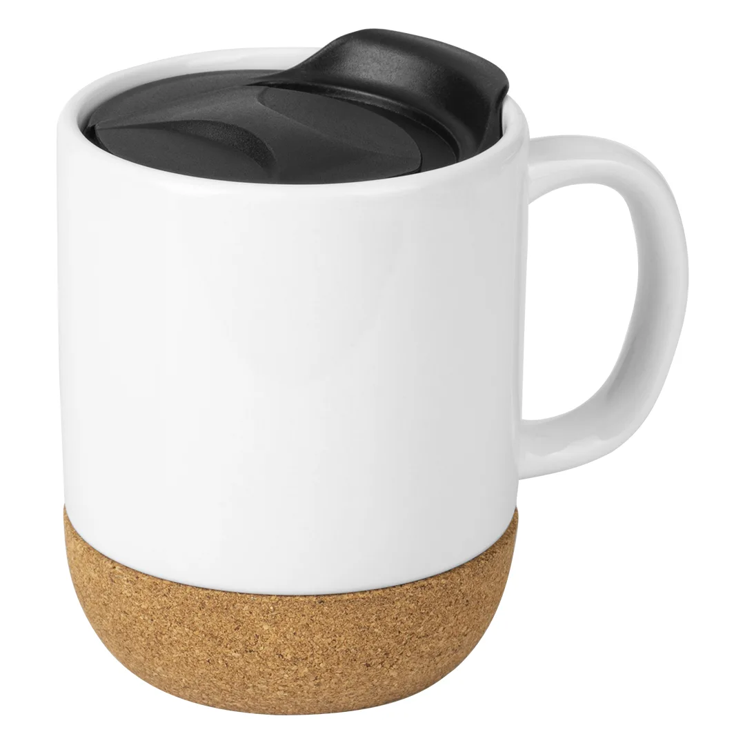 Keramička šolja za sublimaciju sa dnom od plute, 400 ml CORTADO SUBLI