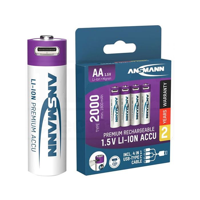 BATERIJA LITIJUM ANSMANN AA 1,5V 2000mAh