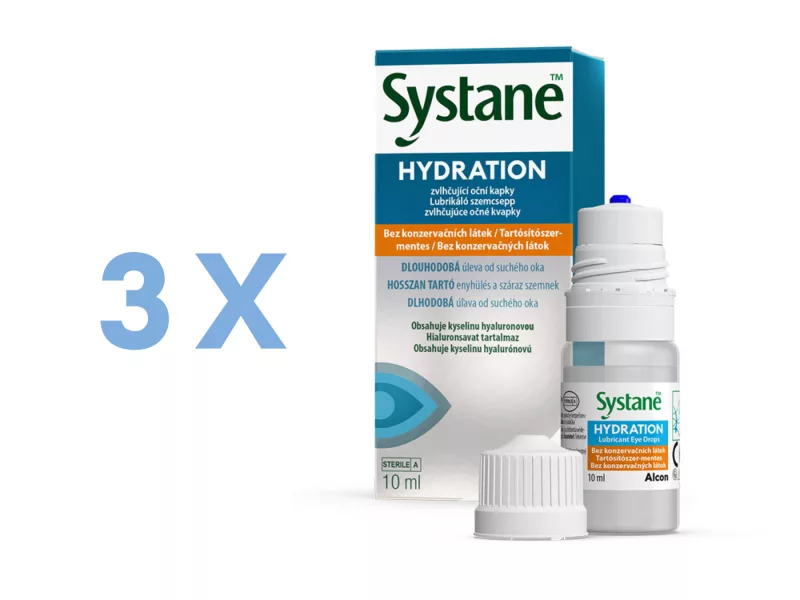 Systane Hydration preservative-free (3 x 10 ml)