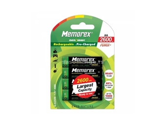 Baterije Memorex MEA1167R6/AA 2600mAh 1/4