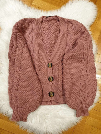 Roze džemper-univerzalna veličina