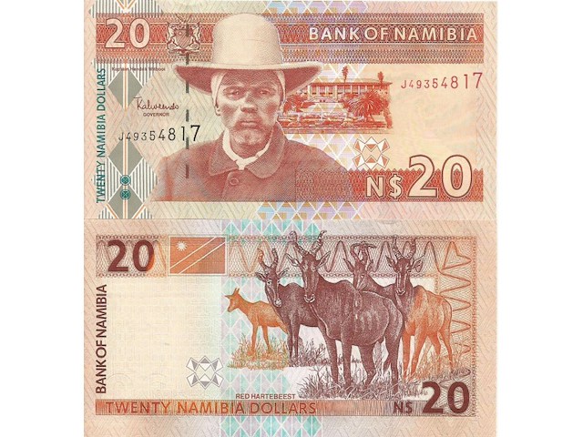 Namibia 20 dollars 2001. UNC