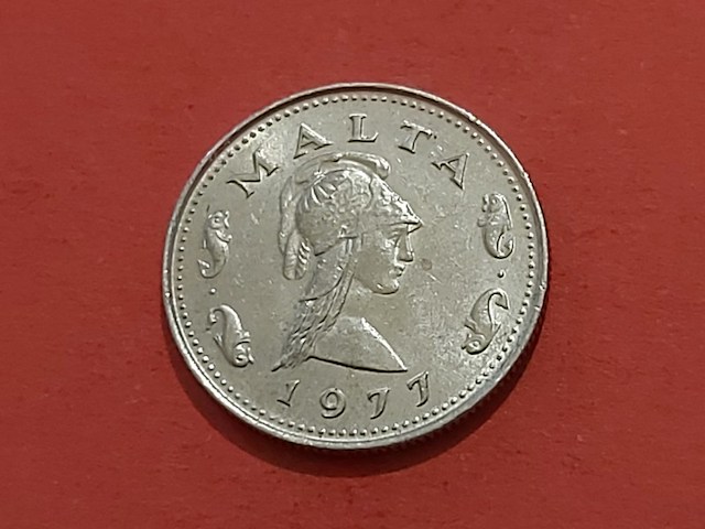 Malta  - 2 cents 1977 god