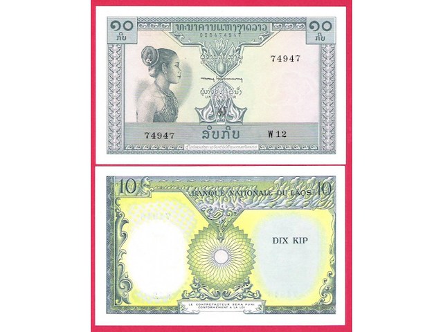 Laus 10 Kip- 2000 godina UNC