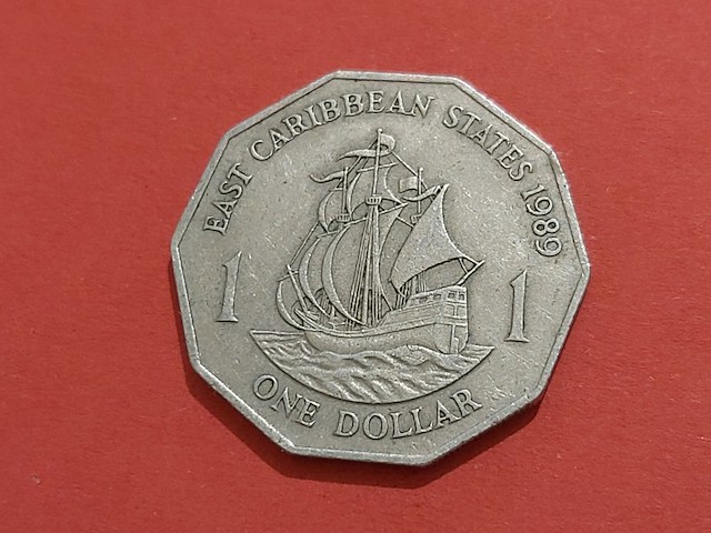 East Caribbean States - 1 dollar 1989 god