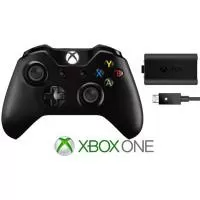 XBOX One kontroler Black + Play & Charge Kit 019268