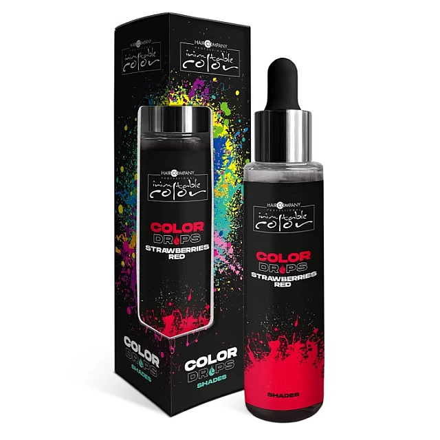 INIMITABLE COLOR KONCENTROVANE PIGMENTOVANE KAPI ZA FARBANJE KOSE STRAWBERRY RED CLOOR DROPS 50 ML