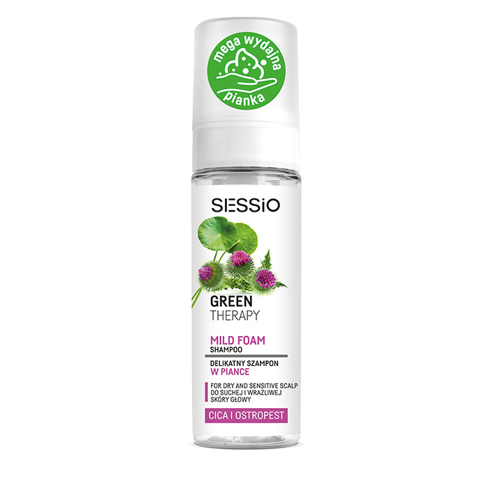 BLAGI ŠAMPON ZA SUVU I OSETLJIVU KOŽU GLAVE - SESSIO GREEN THERAPY 175G