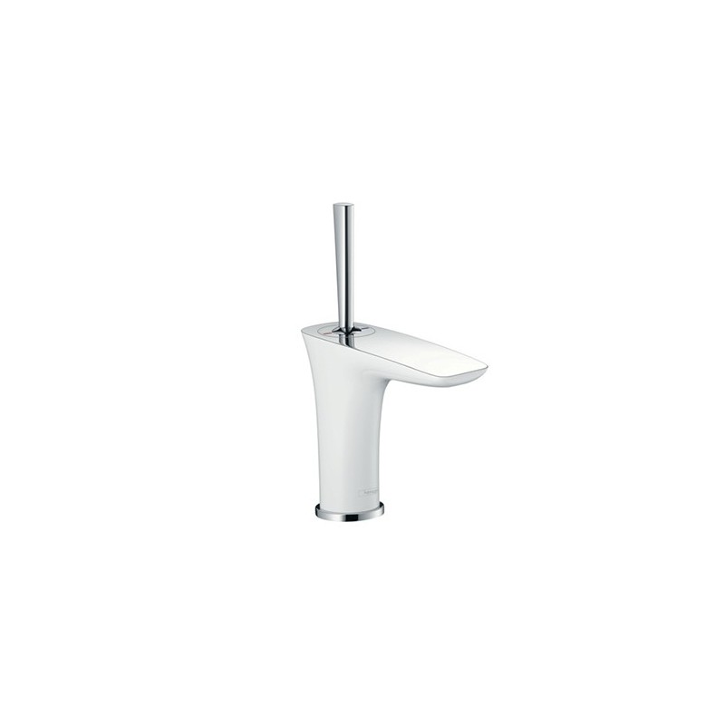 Baterija za lavabo bela Hansgrohe Pura Vida 100 15075400