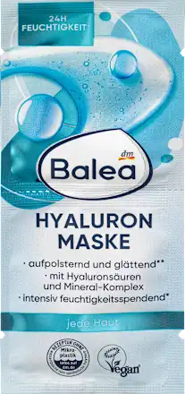 Balea
Hijaluronska maska za lice, 16 ml