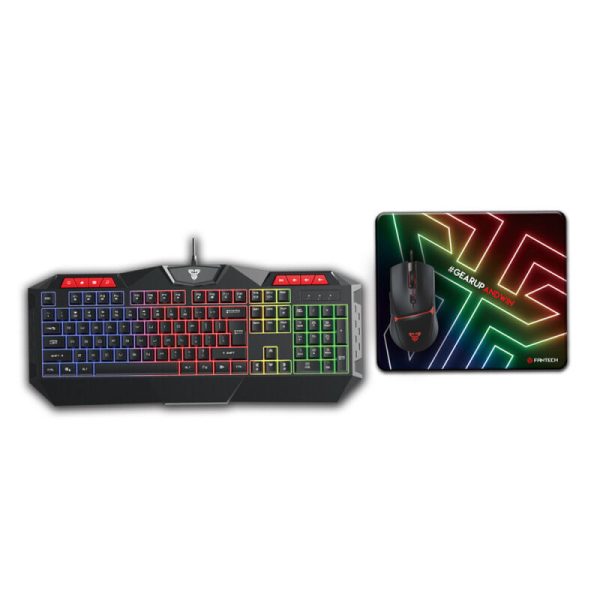 Tastatura + Miš + Podloga Fantech P31 Gaming Power Pack crna