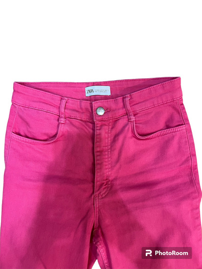 Zara pink farmerice 40