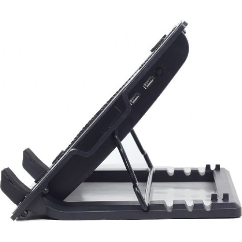 Gembird Ergo Stand hladnjak za notebook 15.6''-17'' 2xUSB 150mm ventilator | NBS-1F17T-01