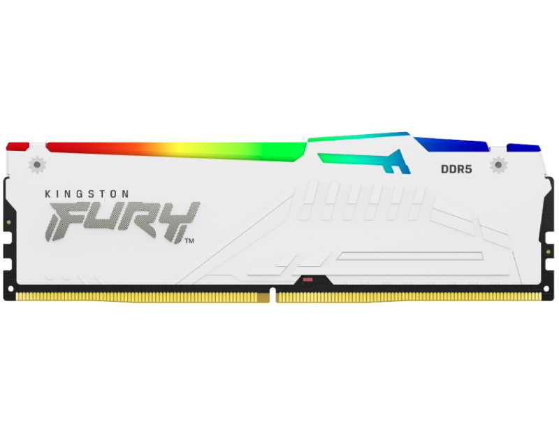 KINGSTON DIMM DDR5 32GB 5600MT/s KF556C40BWA-32 FURY Beast RGB White XMP