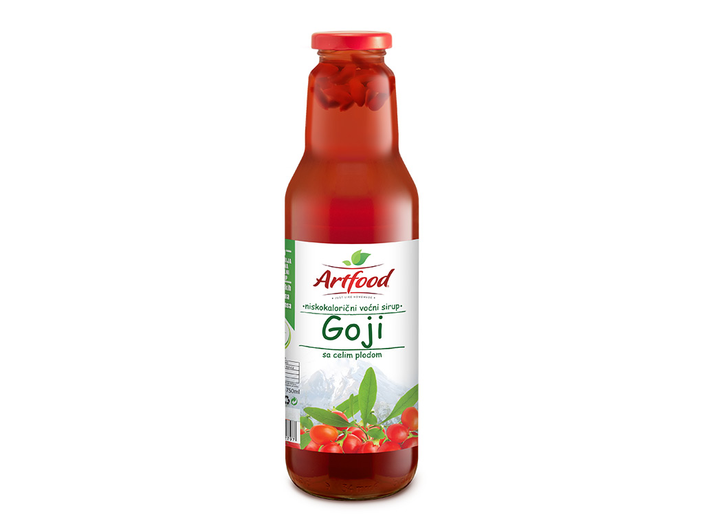 Niskokalorični voćni sirup goji bobica sa plodom 750ml
Title