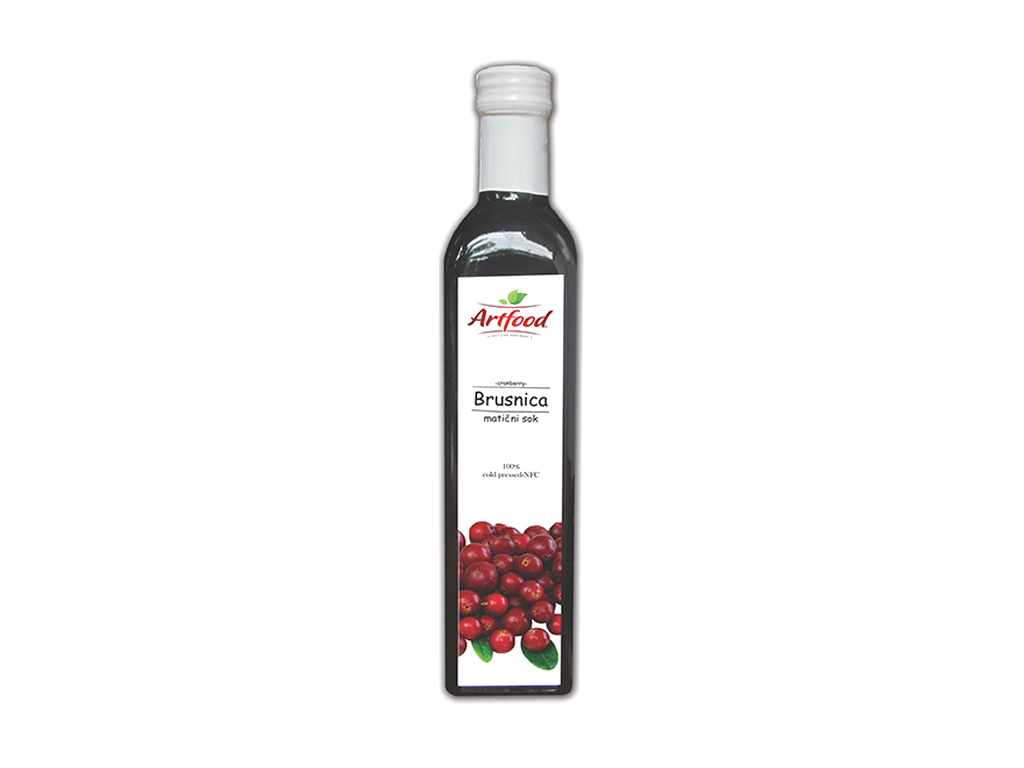 Matični voćni sok divlje brusnice 100% 250ml