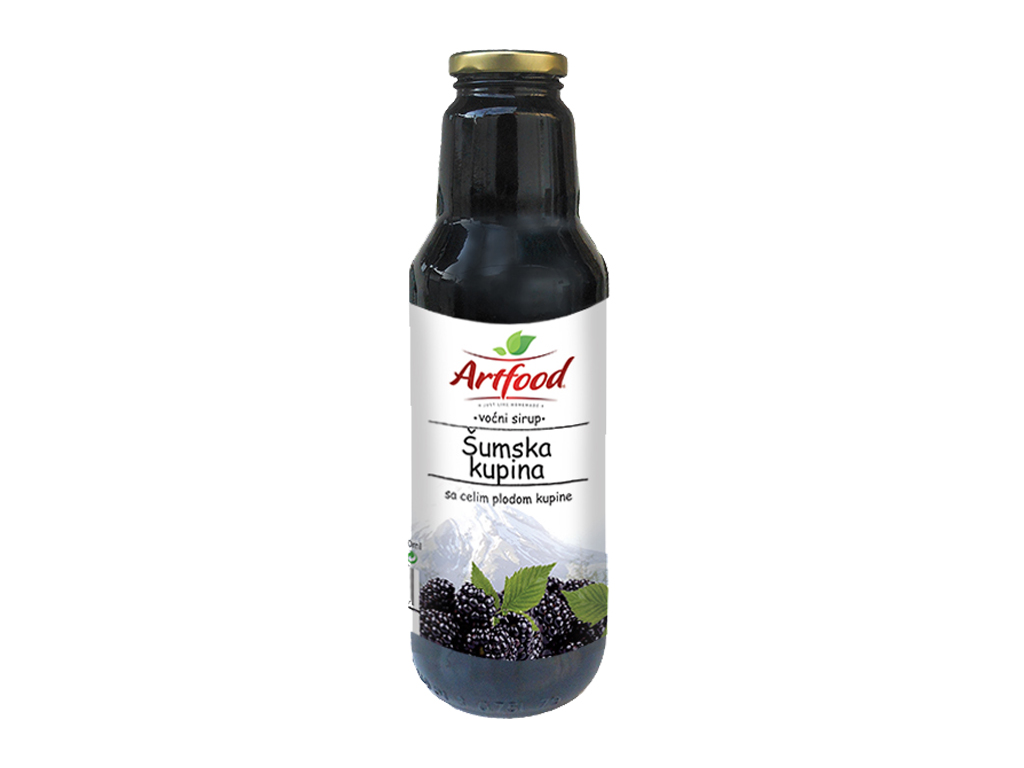 Voćni sirup šumske kupine sa plodom 750ml
Title