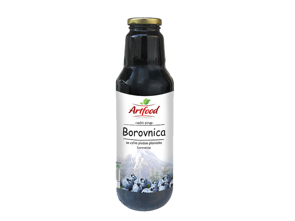 Voćni sirup divlje borovnice sa plodom 750ml
Title