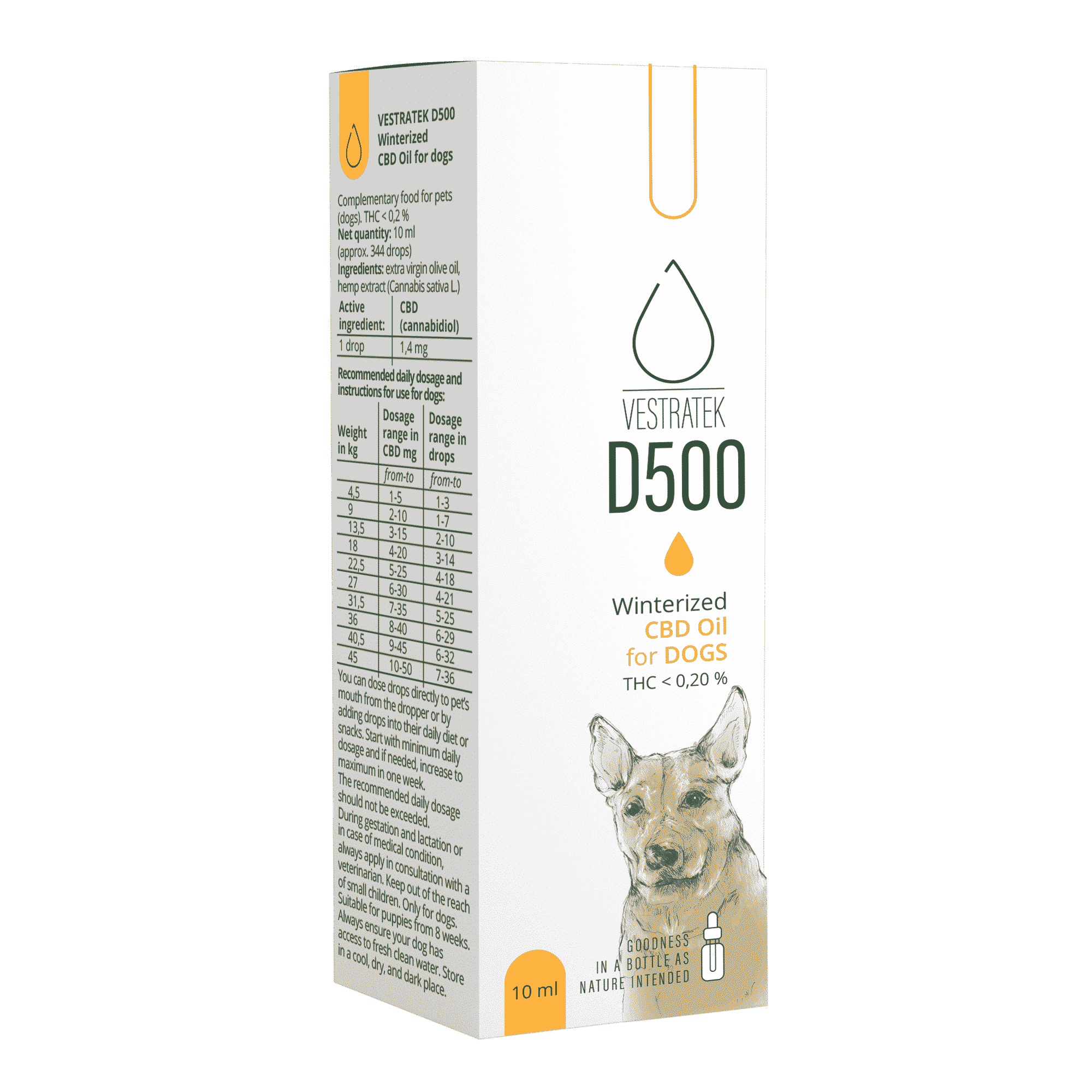 VESTRATEK D500 CBD ULJE ZA PSE