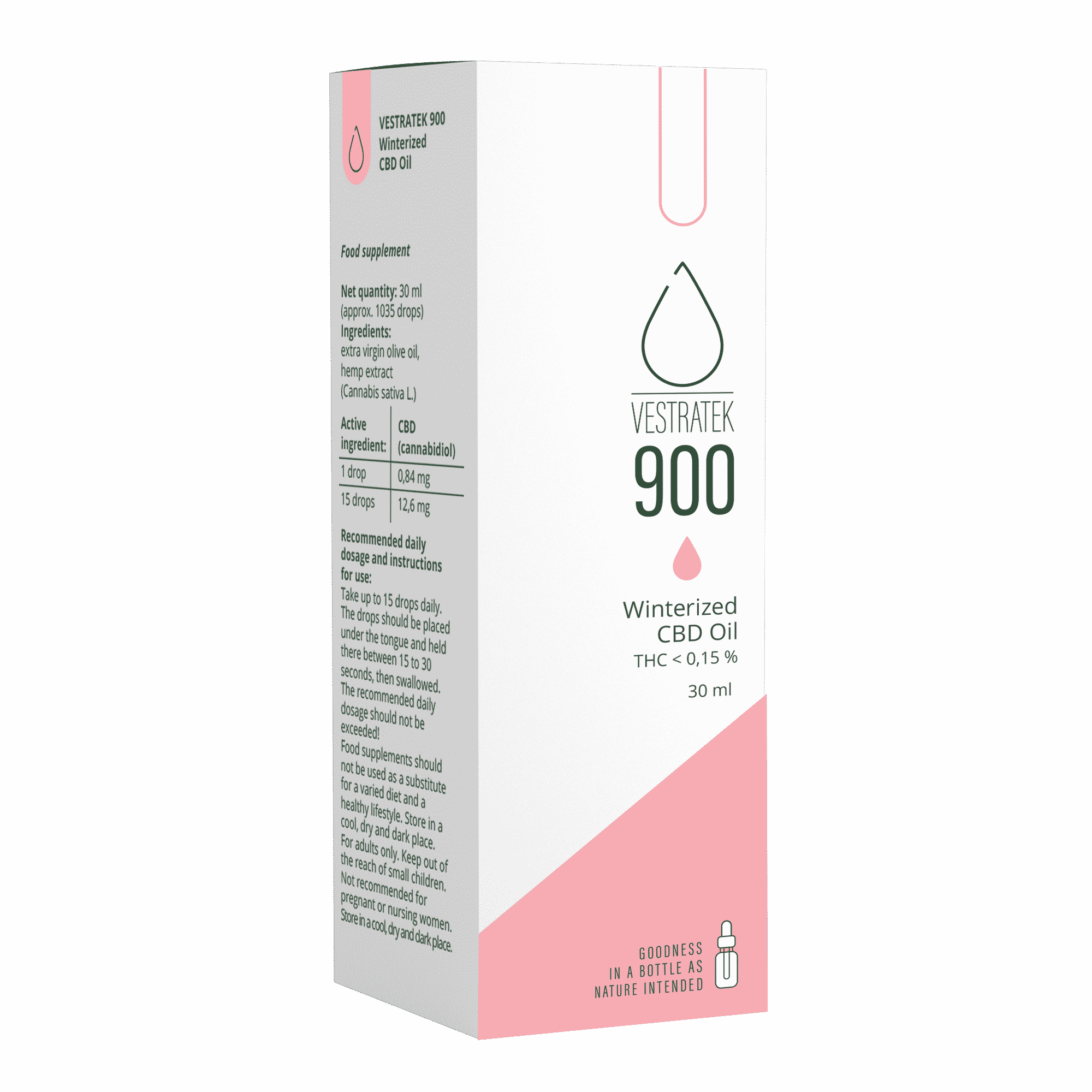 VESTRATEK 900 CBD ULJE PUNOG SPEKTRA