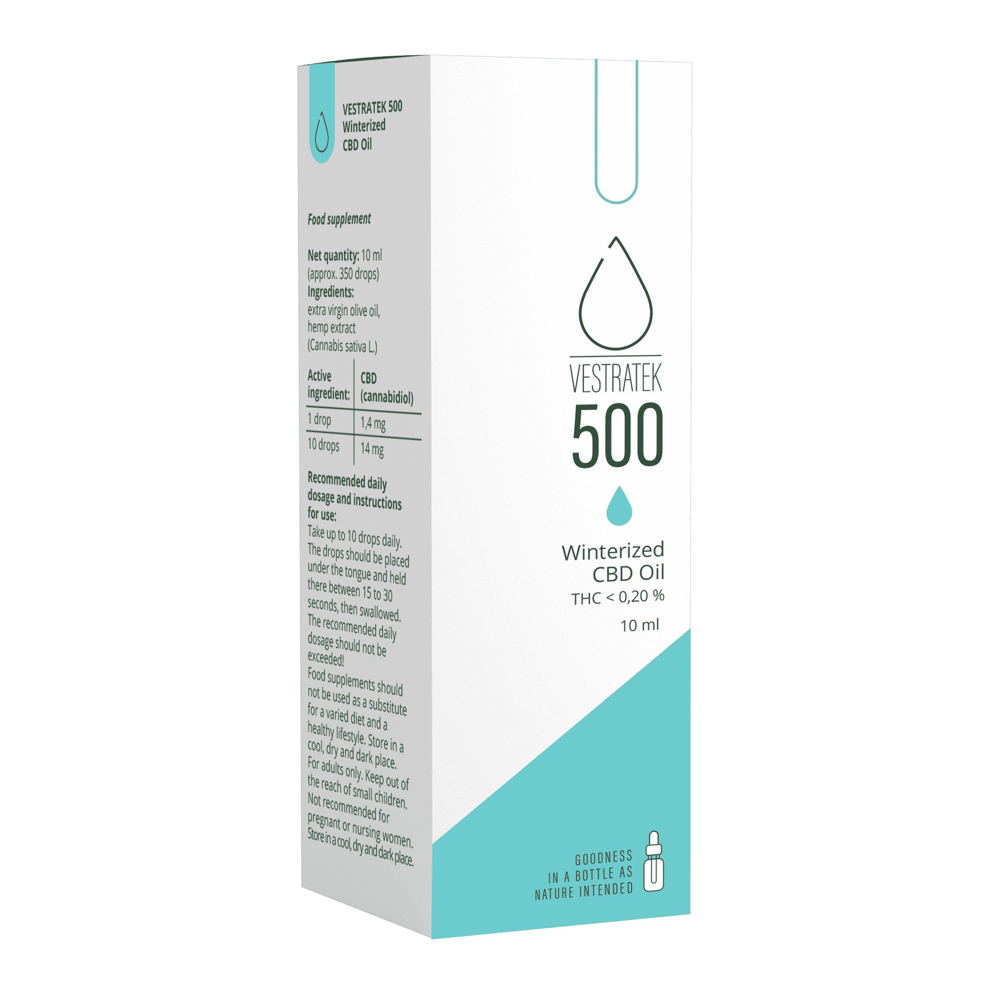 VESTRATEK 500 CBD ULJE PUNOG SPEKTRA