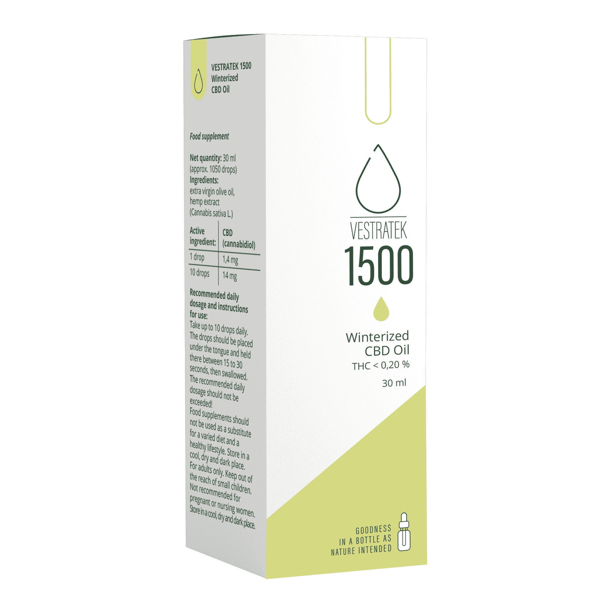 VESTRATEK 1500 CBD ULJE PUNOG SPEKTRA