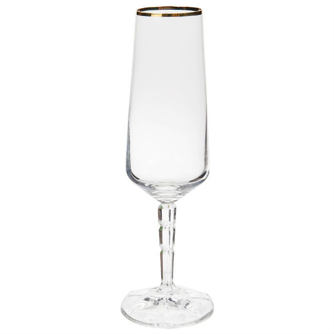 ČAŠE ZA ŠAMPANJAC SPIRITII – Champagne Glass Crystal Glass with Gold Edge