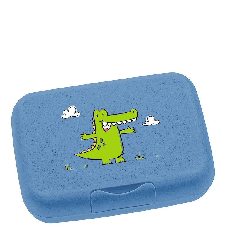 KUTIJA ZA UŽINU BAMBINI plavi krokodil – Lunch box BAMBINI blue crocodile