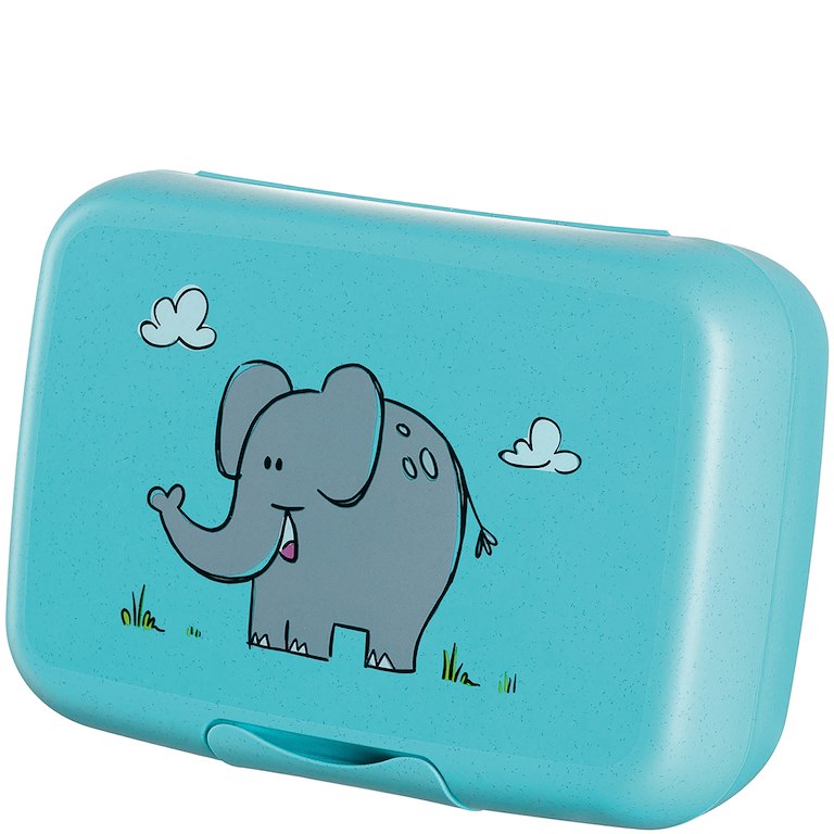 KUTIJA ZA UŽINU BAMBINI tirkizni slon – Lunch box BAMBINI turquoise elephant