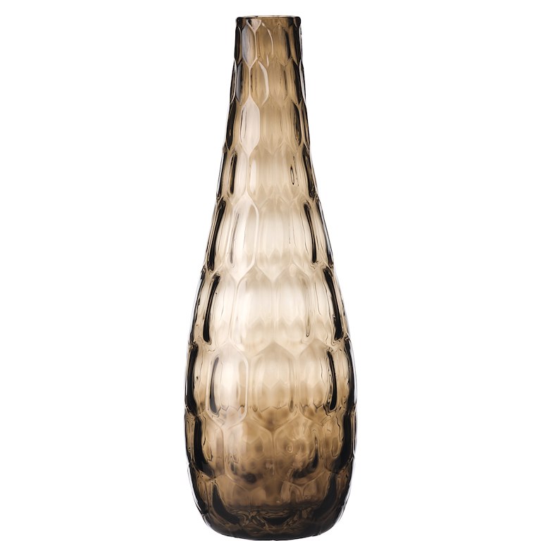 VAZA STAKLENA MARRONE – Vase SOLIFLEUR/MARRONE/Brown, Height 39 cm