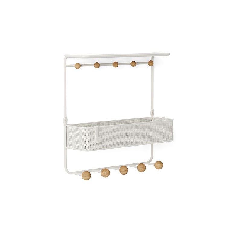 VEŠALICA SA POLICOM – ESTIQUE Shelf with Hooks