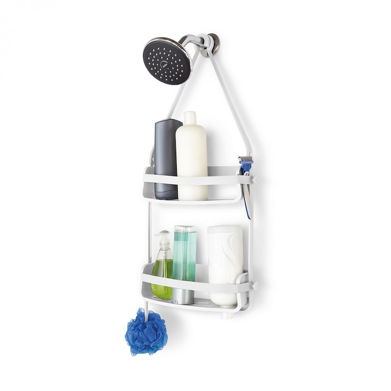 VEŠALICA ZA TUŠ KABINU – FLEX Shower Caddy, white