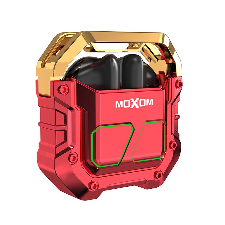 Slusalice Bluetooth Moxom MX-TW22 crvene