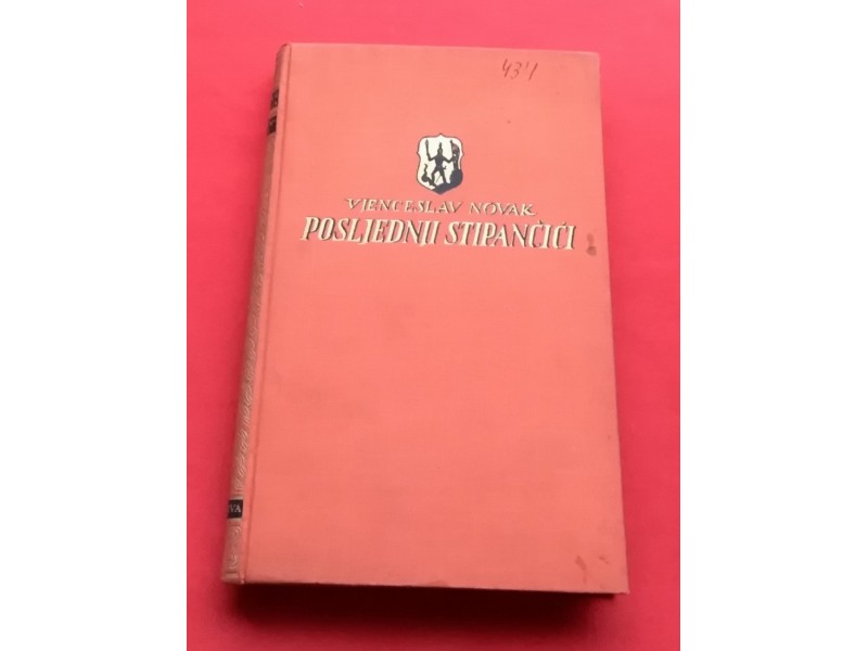 Poslednji Stipančići V . Novak iz 1932 god