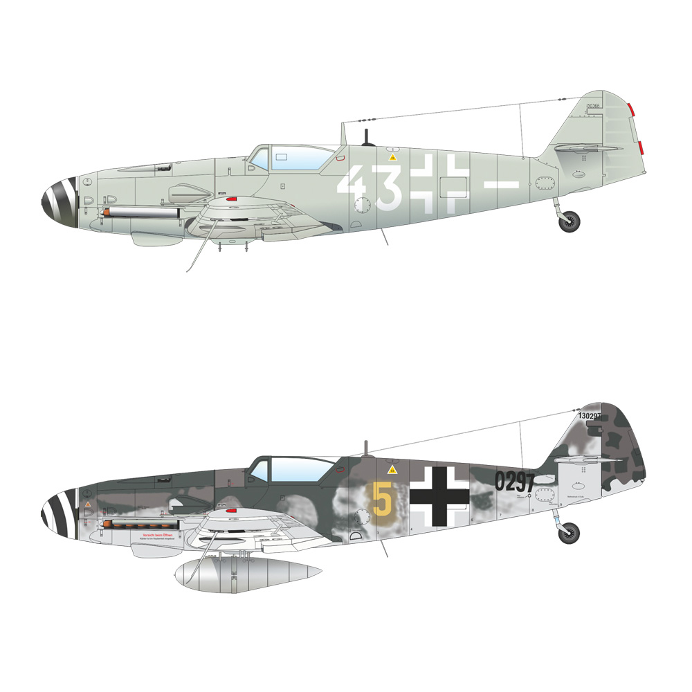 Model Kit Aircraft - 1:48 Bf 109G-10 Mtt Regensburg